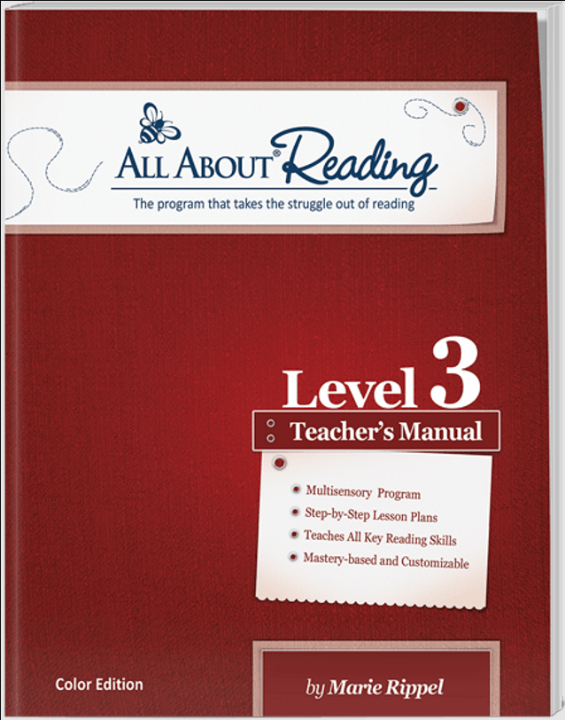 All About Reading Level 3 Teacher's Manual – SCAIHS