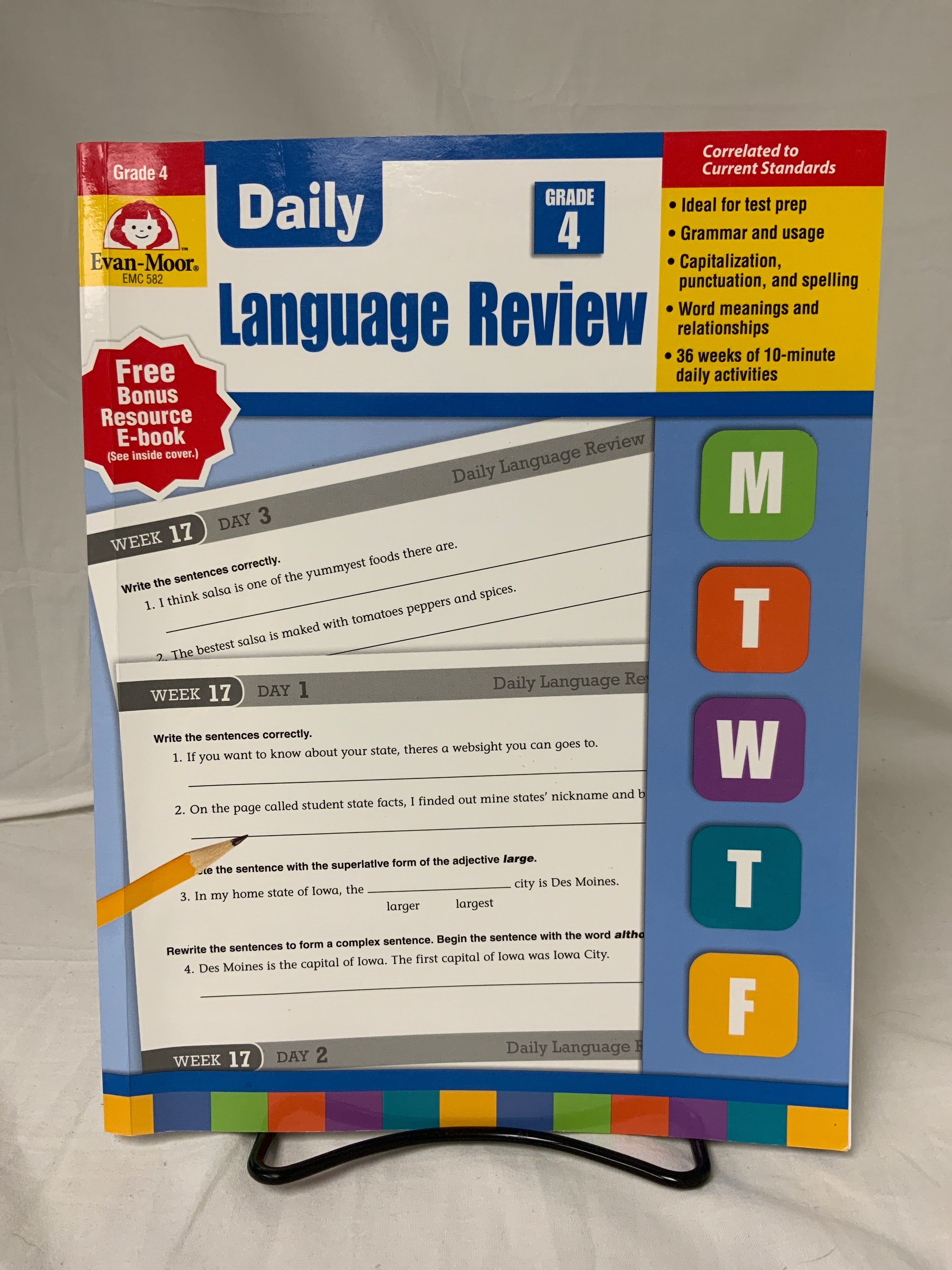 Daily Language Review Grade 4 Teacher's Edition – SCAIHS