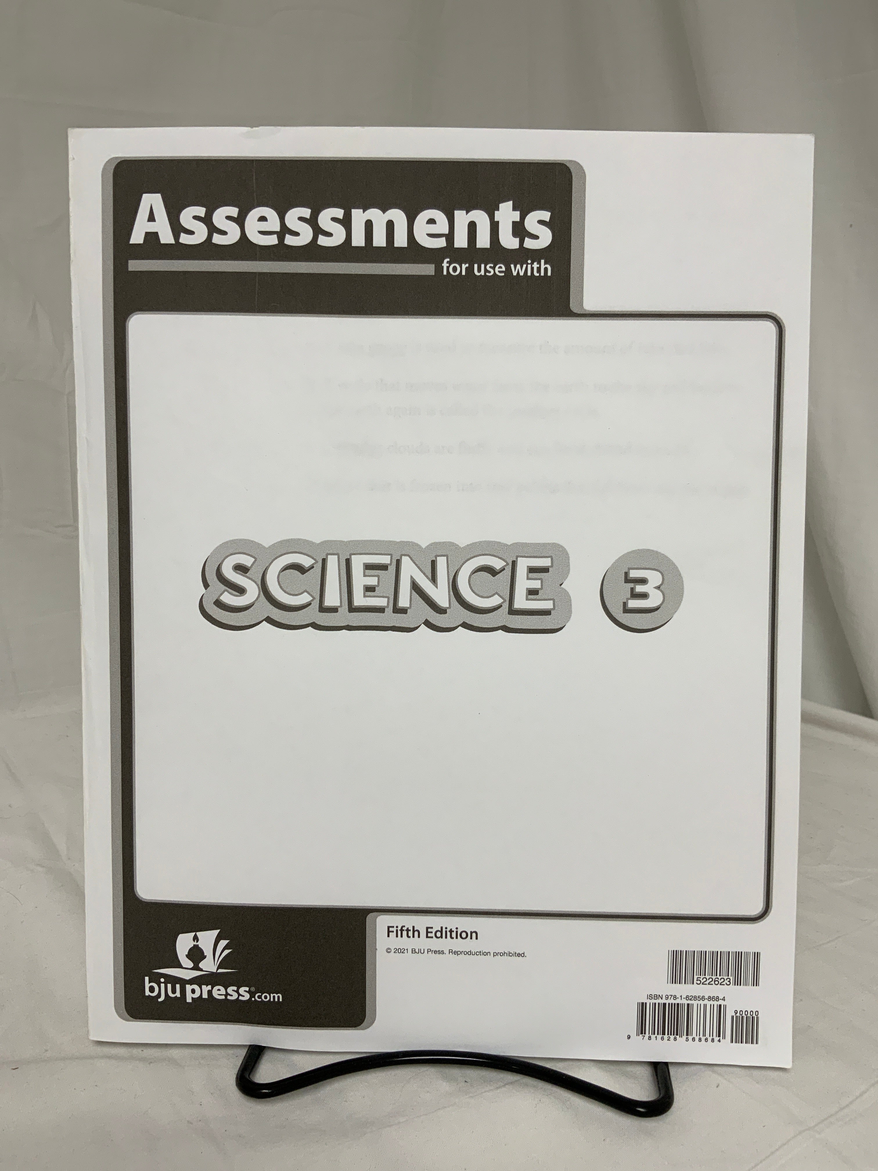 BJU Science 3 (5th Ed.) Assessments – SCAIHS
